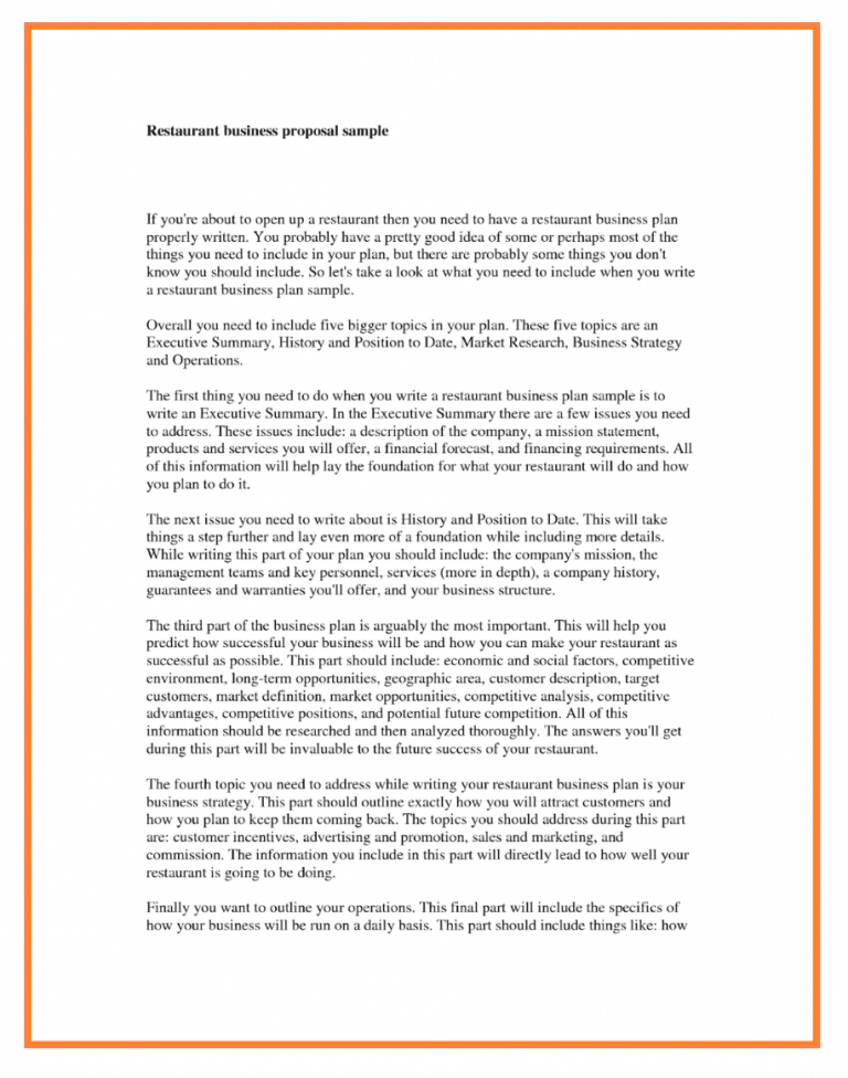 How to Write a Successful Business Proposal - Chamber Of Commerce